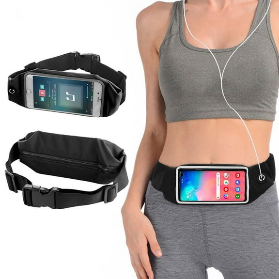 Running Belt , Waist Pack Bag Fanny Pack, Phone Holder for Running ...