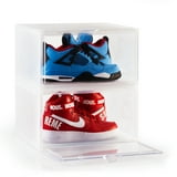 BOGO Shoe BOX Luxury Set of 2 Clear Plastic Shoe Box Sneaker Crates ...