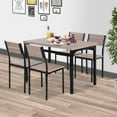 HomCom 5 Piece Transitional Style Dining Room Table Set with Chairs ...