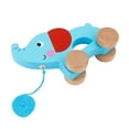 TOOKYLAND Elephant Pull Along Toy - Made of Wood, Ages 18m+ - Walmart.com