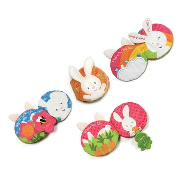 Baby GUND Flora The Bunny, Singing Peek-A-Boo, Talking, Snuggle Plush ...