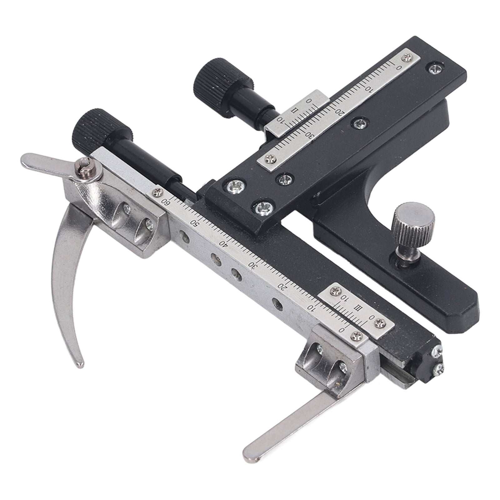Vernier de microscopio, calibrador de microscopio de arriba a abajo ...