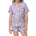 Boys Summer Outfits Kids Satin Silk Short Sleeve Button Up Top and ...