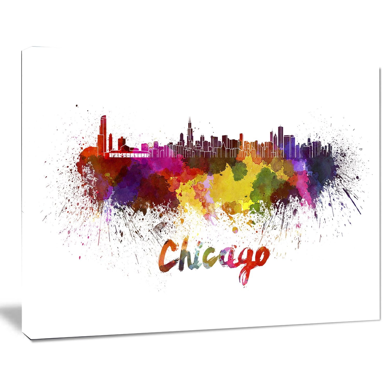 Click here for Designart Design Art Chicago Skyline Canvas Print... prices