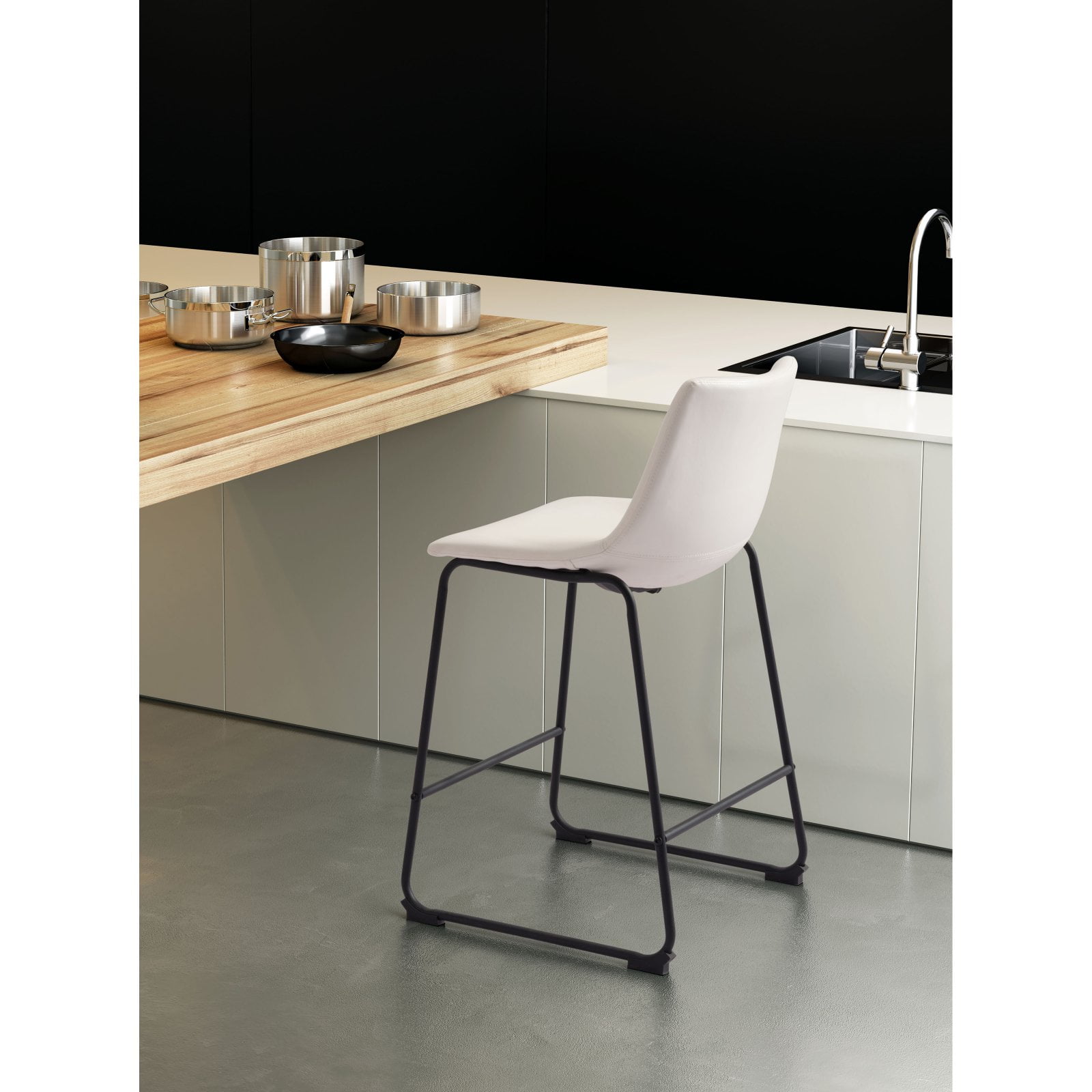 Zuo Modern Contemporary Smart 24 in. Counter Stool - Walmart.com