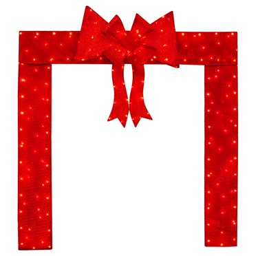 Costway 15 Stacked Pre-Lit Gift Box Tower 67'' Lighted Present ...