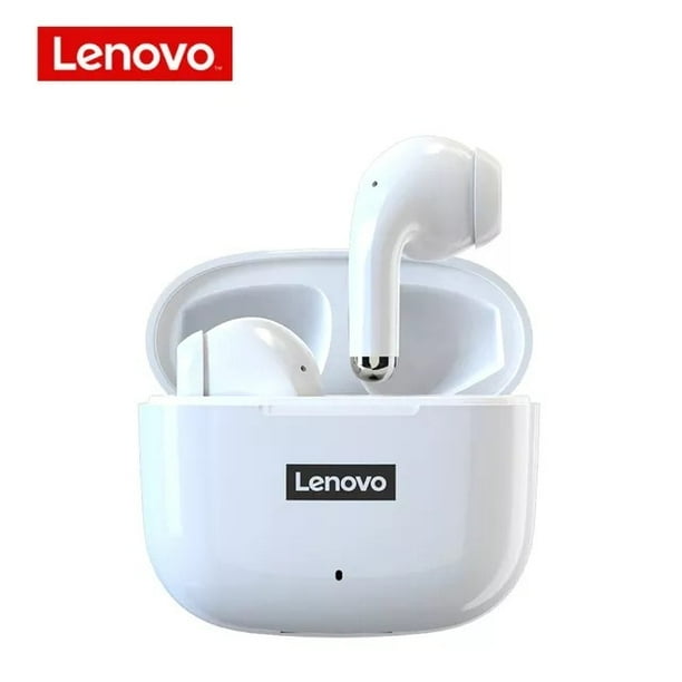 Auriculares Lenovo LP40 pro inalambricos con bluetooth color blancos | Bodega Aurrera en línea