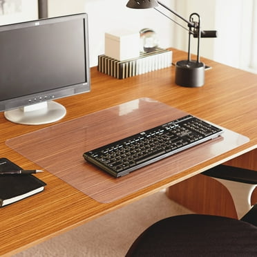 Lorell Rectangular Crystal-clear Desk Pads Rectangle - 24" Width x 19 ...