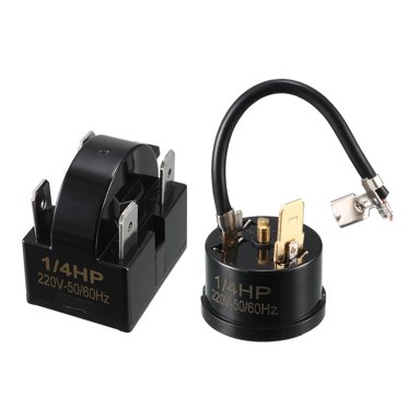Uxcell Refrigerator Relay 22 Ohm 4 Pin Compressor Thermal Overload Protector - Walmart.com