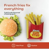 Doveli Chewing Gum Gummy French Fries, Fruit Flavored Bubble Gum, 2.1 ...