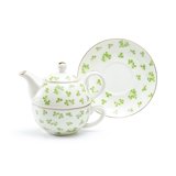 Grace Teaware Shamrock Fine Porcelain Tea For One Set - Walmart.com