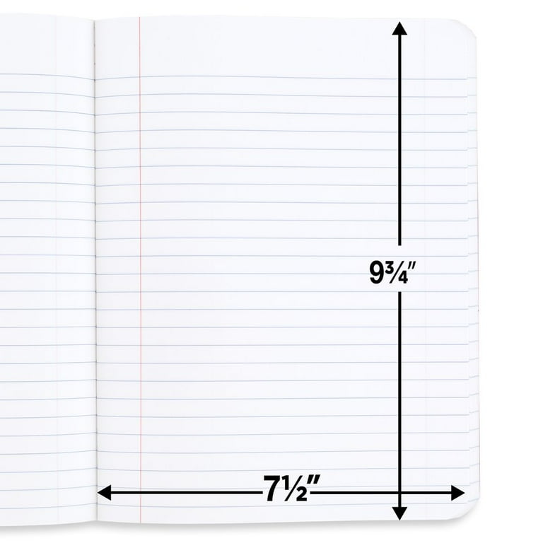 Composition Notebook Page Wide Ruled