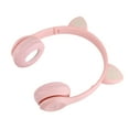 Hydanny Wireless Headset Cute Cat Shape HiFi Sound Quality Luminous ...