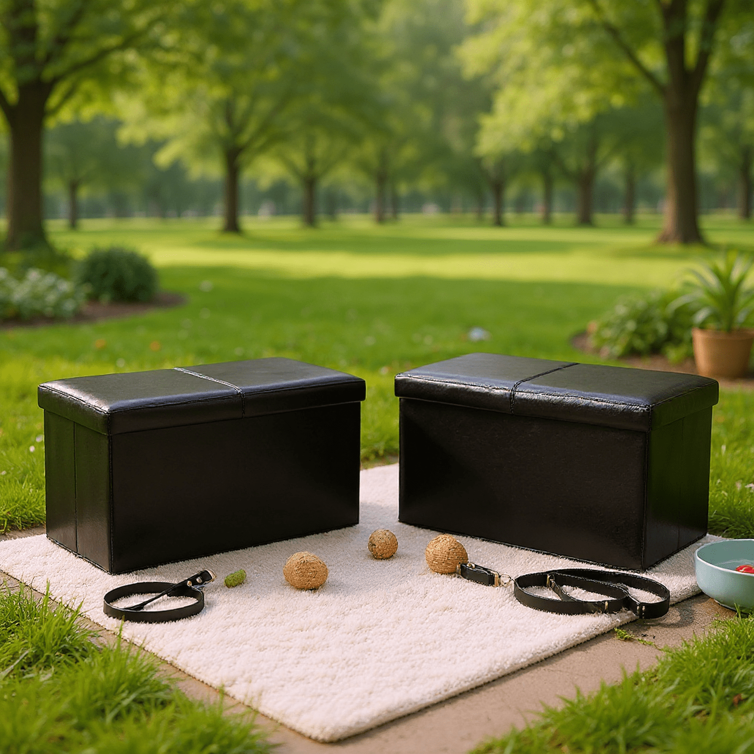 Click here for Homy Casa Folding Set Of 2 Pet Gear Storage Seat -... prices