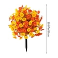 artificial topiary ball flowers,Fall Color Scheme Artificial Flower for ...