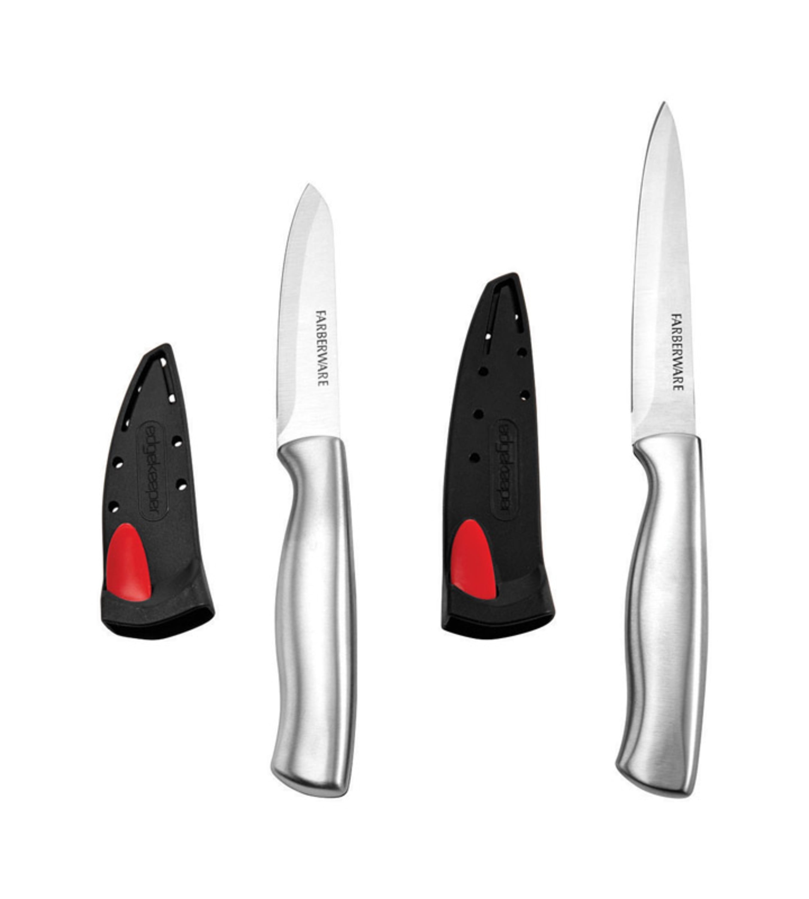 Farberware Edgekeeper 4-piece Stainless Steel Utility Knife Set with ...