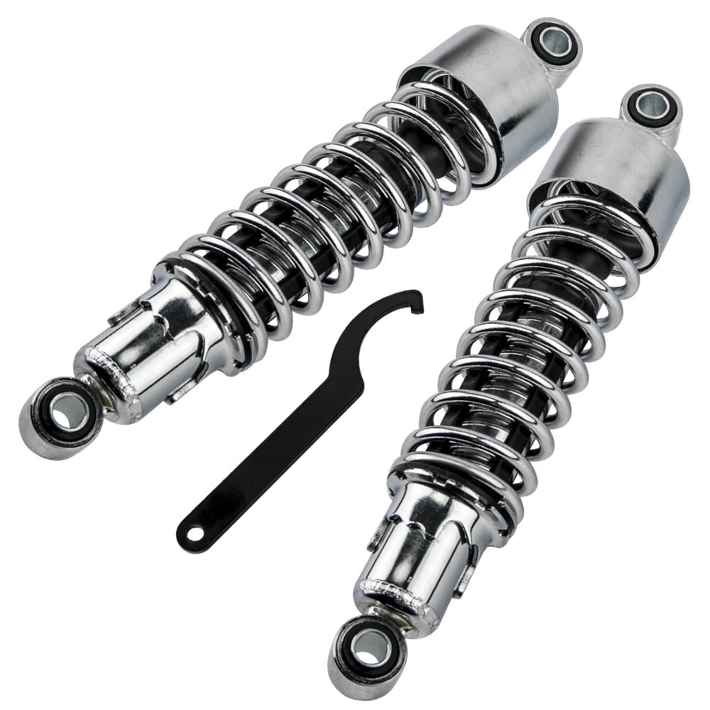 Maxpeedingrods 11.75" Lowering Chrome Rear Shocks For Harley-Davidson ...