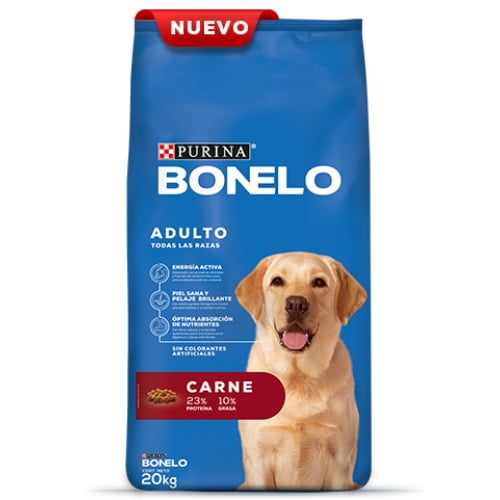 Alimento Seco Para Perro Adulto Todas las Razas Sabor Carne Purina Bonelo 20 KG | Walmart en línea