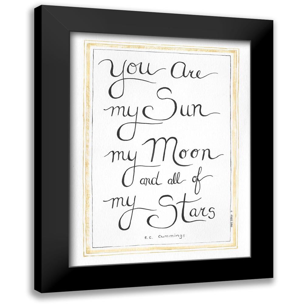 Shamp, Cindy 11x14 Black Modern Framed Museum Art Print Titled - Sun ...