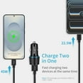 JUJHGRF-67.5W Car Charger USB C Super Fast Charging, 45W USBC & QC3.0 ...