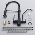 Kitchen Purified Water Filtration Faucet Double Handles Hot and Cold ...