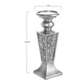 Creative Scents Schonwerk Pillar Candle Holder Set of 2- Crackled ...