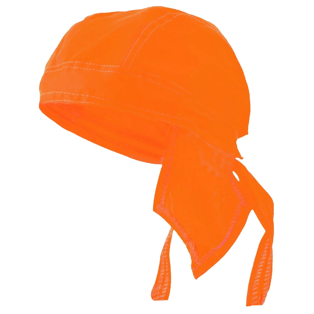 Buy Caps & Hats - ORANGE Doo Rag Durag Chemo Headwrap Solid Color ...