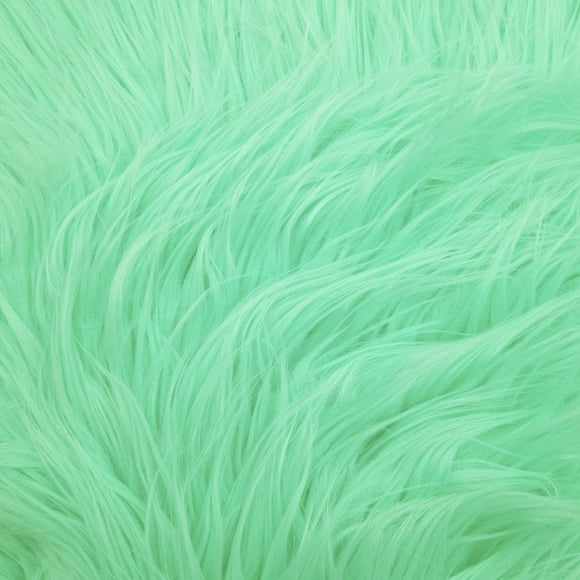 Green Fur Fabric