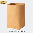 CaraMart Multiuse KraftPaper Bags Home 4 Sizes Washable Degradable for ...
