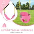 Ktaxon Outdoor Toddler Swing Set, Full Bucket Baby Swing Seat with ...