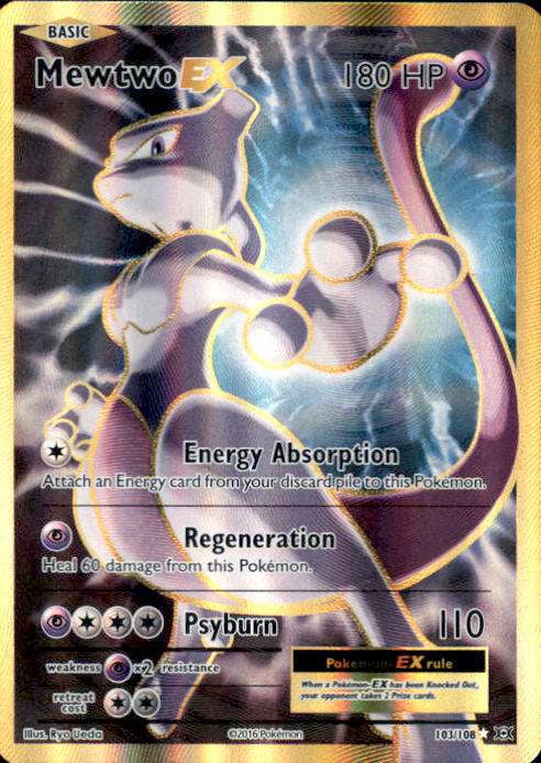 Pokemon Evolutions Mewtwo-EX #103 - Walmart.com