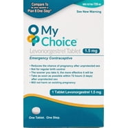 Plan B One-Step Emergency Contraceptive Control - Walmart.com