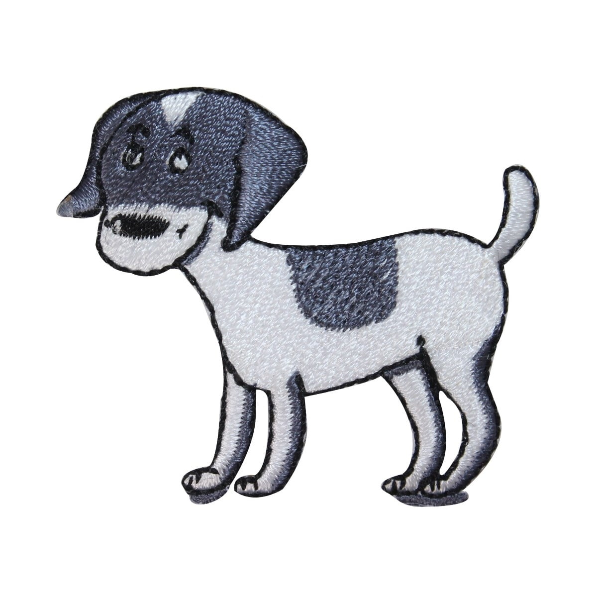 ID 2835B Cartoon Dog Patch Canine Stray Pet Embroidered Iron On ...