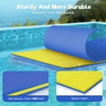 HALLOLURE Water Floating Mat Foam Pad, 9x6FT Bouncy Tear-Resistant XPE ...