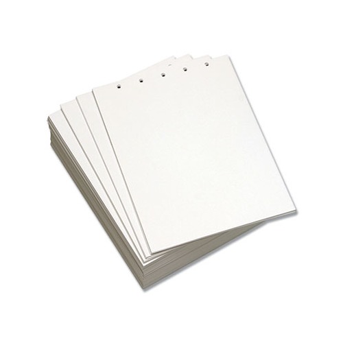 Custom Cut-Sheet Copy Paper 92 Bright, 5-Hole, 20lb, 8.5 x 11, White ...