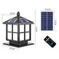 Solar Column Headlight Outdoor, LED Solar Torch Light Light Outdoor ...