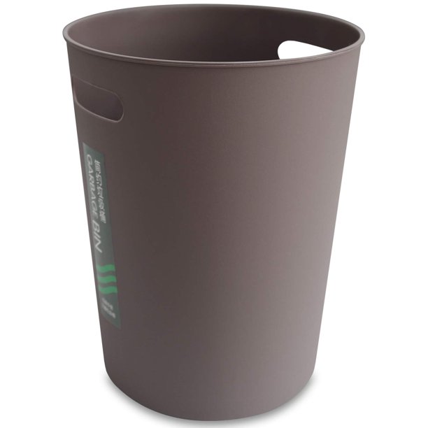 VOGRYE Small Trash Can Round Plastic Wastebasket, Garbage Container Bin ...