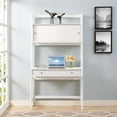 LANDON WALL DESK IN WHITE - Walmart.com