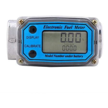 Turbine Flowmeter Mini Digital Turbine Flow Meter 15-120L 1" NPT ...