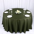 BalsaCircle 6 Pieces 132" Olive Green Round Polyester Tablecloths ...