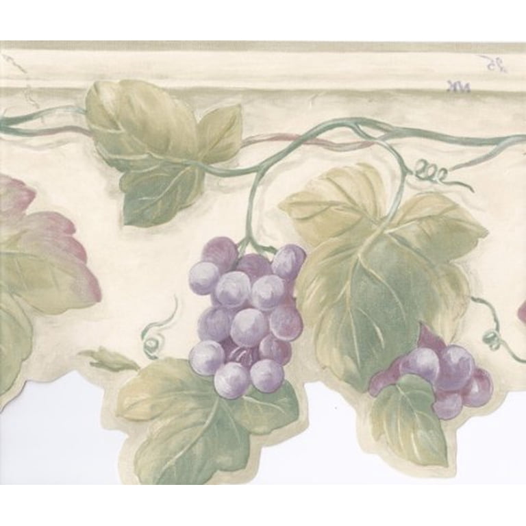 Grapes Wallpaper Border