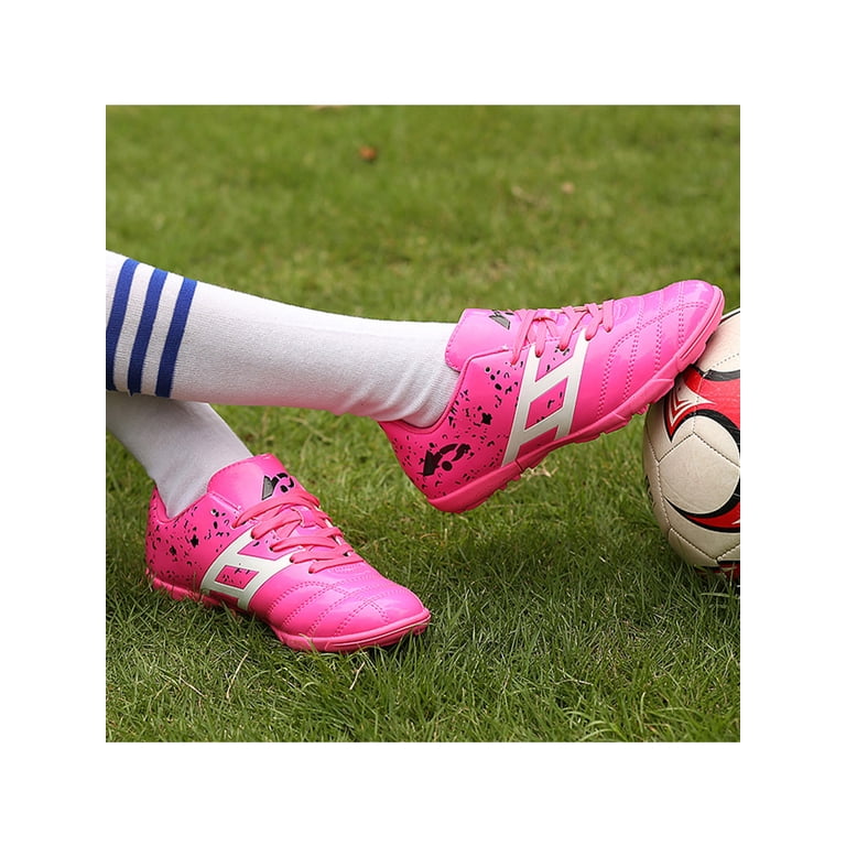 Pink Indoor Soccer Cleats