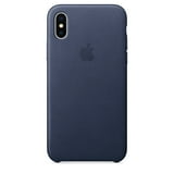 Apple Leather Case for iPhone X - Midnight Blue - Walmart.com