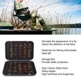 50pcs Fly Fishing Lures Kit with High Carbon Steel Hooks, PVC Baits and ...