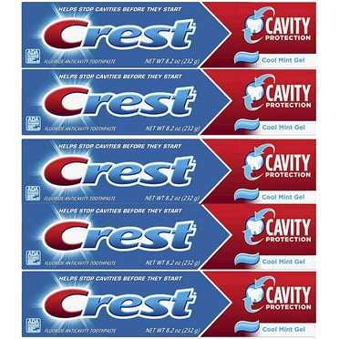 Crest Toothpaste Liquid Gel, Mint Flavor, Cavity Protection, 8.2oz, 3 ...