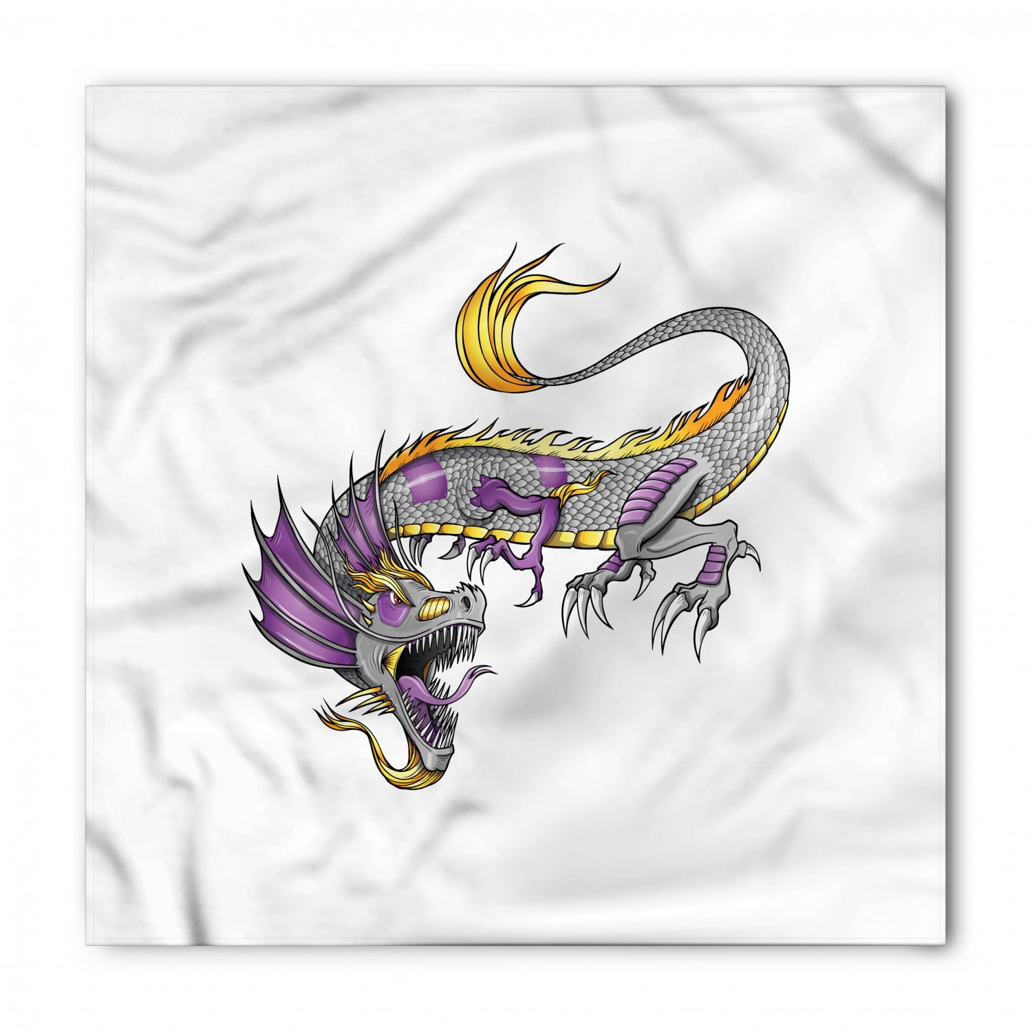 Japanese Dragon Bandana, East Beast, Unisex Head and Neck Tie, by ...