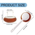 Kitchen Stainless Steel Wire Sponge for Pans-Pack of 3-Metal Scrubbers ...