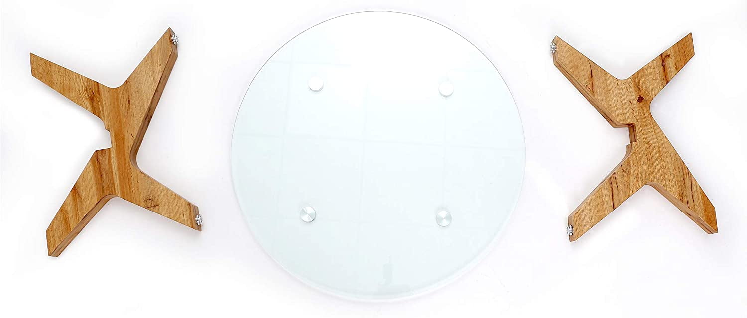 Glass Table Top View