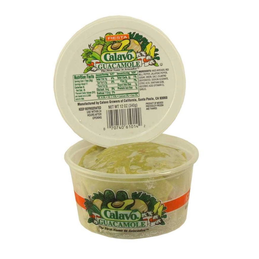 Calavo Medium Fiesta Guacamole, 12 Ounce - 6 per case. - Walmart.com