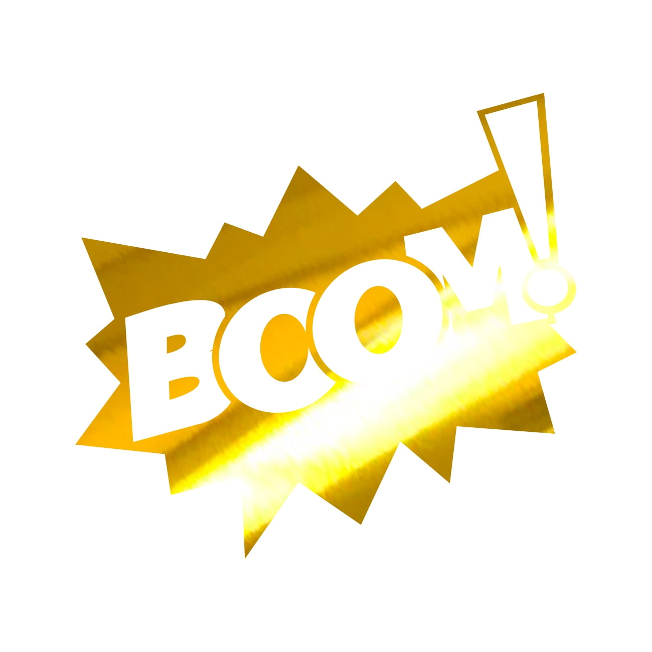 Boom! Sticker Decal Die Cut - Self Adhesive Vinyl - Weatherproof - Made ...